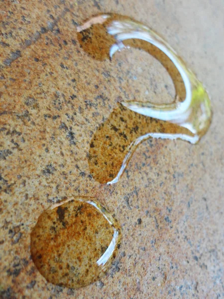 Question mark spontaneous water handwriting calligraphy. Artistic and ...