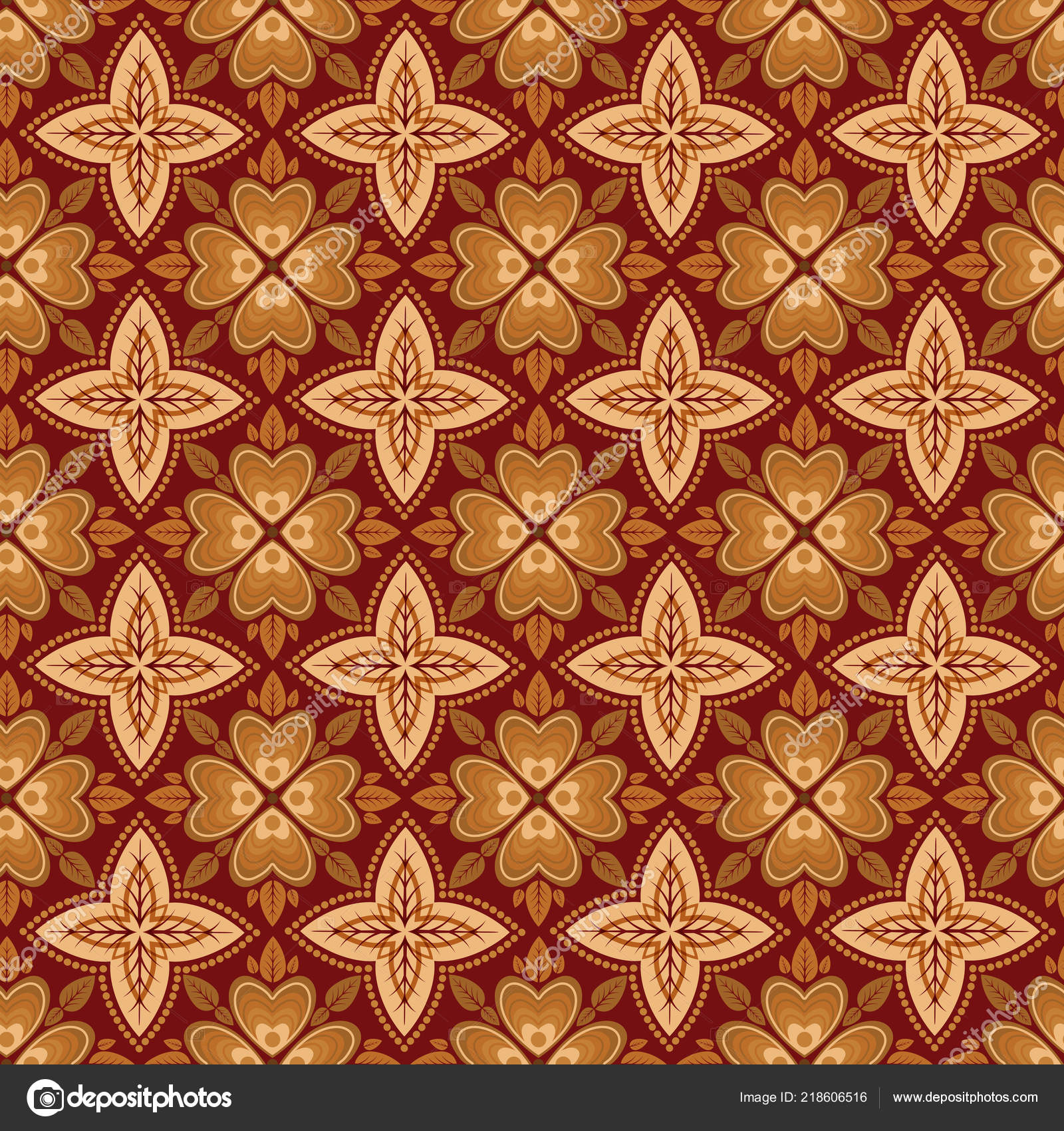 Batik Inspired Pattern Using Simple Repeated Forms — Stock Photo ...