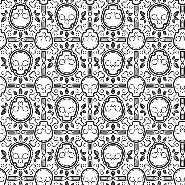 Simple geometric - symmetrical pattern of skull - Stock Image - Everypixel