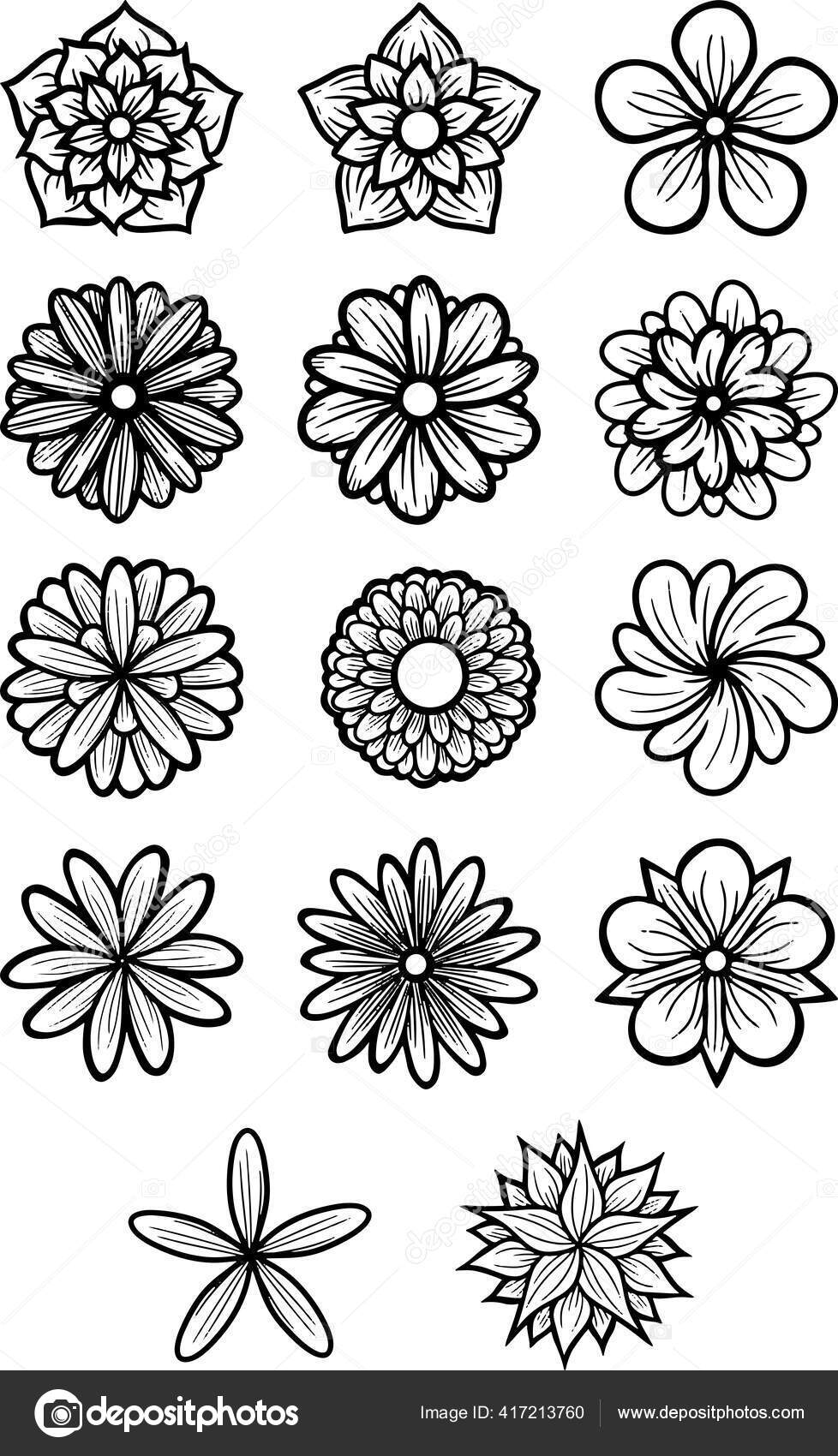 Cute Easy Drawings Flowers