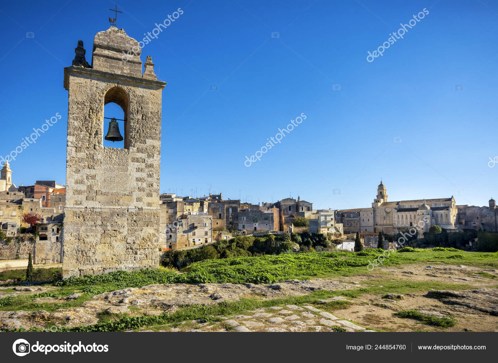 Gravina Puglia Ancient Madonna Della Stella Church Apulia Italy — Stock ...