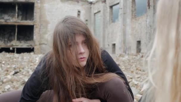 Young women move smoothly slow motion — Stock Video © phillloch #268633898