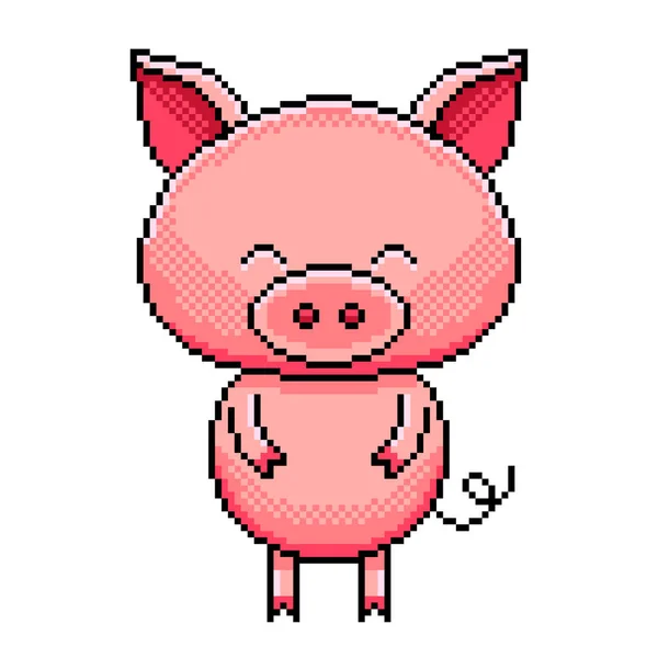Pixel pig Vector Art Stock Images | Depositphotos