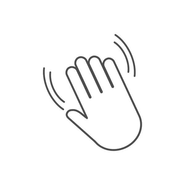 Hand wave icon, Royalty-free Hand wave icon Vector Images & Drawings ...
