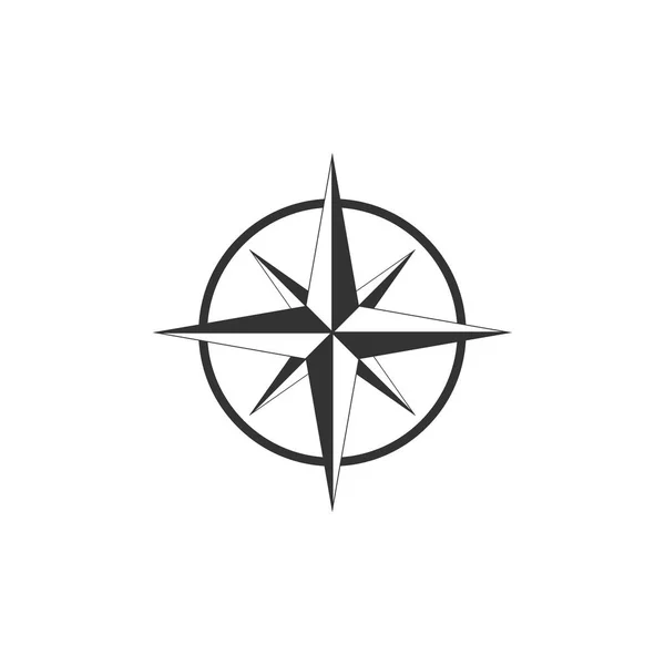 Compass rose, navigition icon. Vector illustration, flat design. Stock ... Compass rose, navigition icon. Vector illustration, flat design. Stock ...