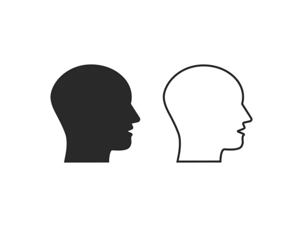 100,000 Side profile silhouette Vector Images | Depositphotos