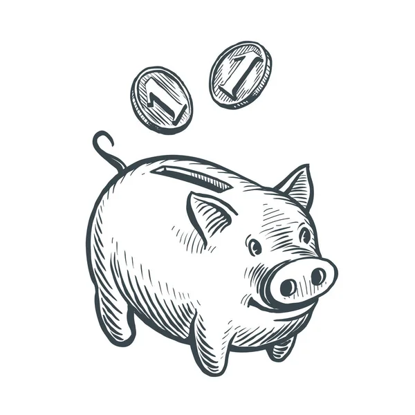 1,005 Sparschwein doodle zeichnung Stock-Illustrationen | Depositphotos