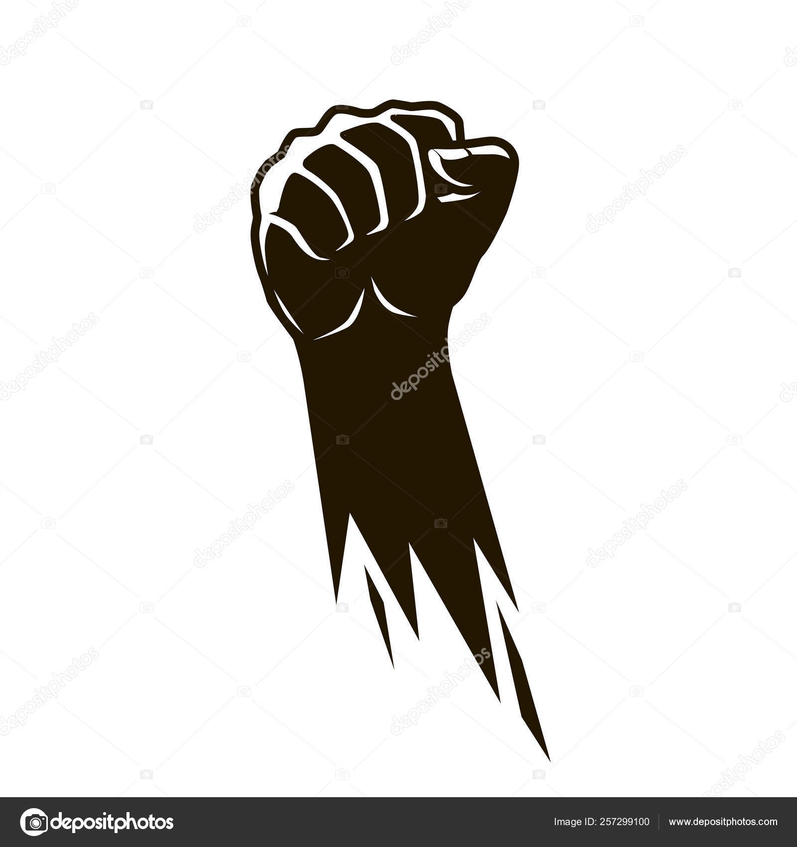 Closed Fist Logo Closed Fist Clipart Transparent PNG Hd, Closed Fist
