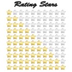 Yellow star(s) vector illustration - single star icon, star rating ...