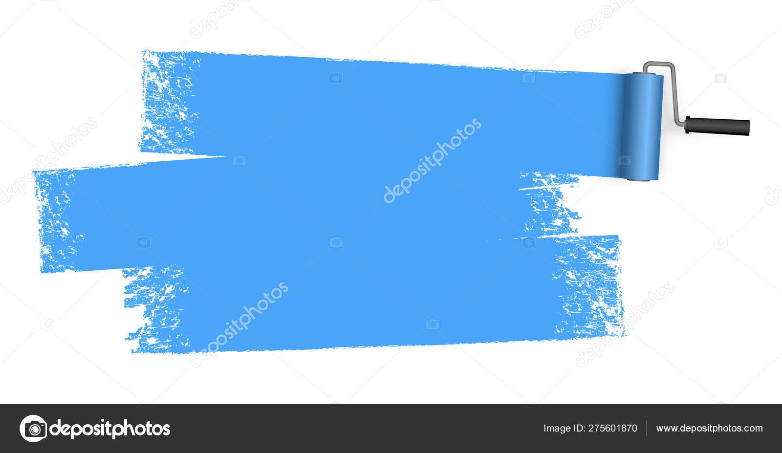 Paint roller concept with marking Stock Vector by ©opicobello 275601870