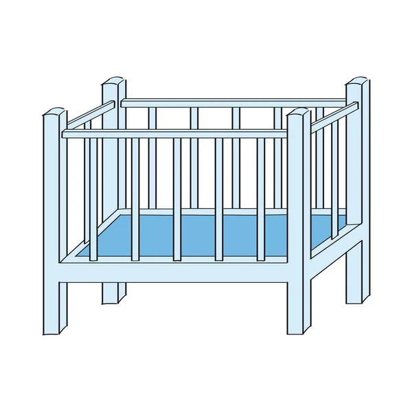 Baby Crib Drawing