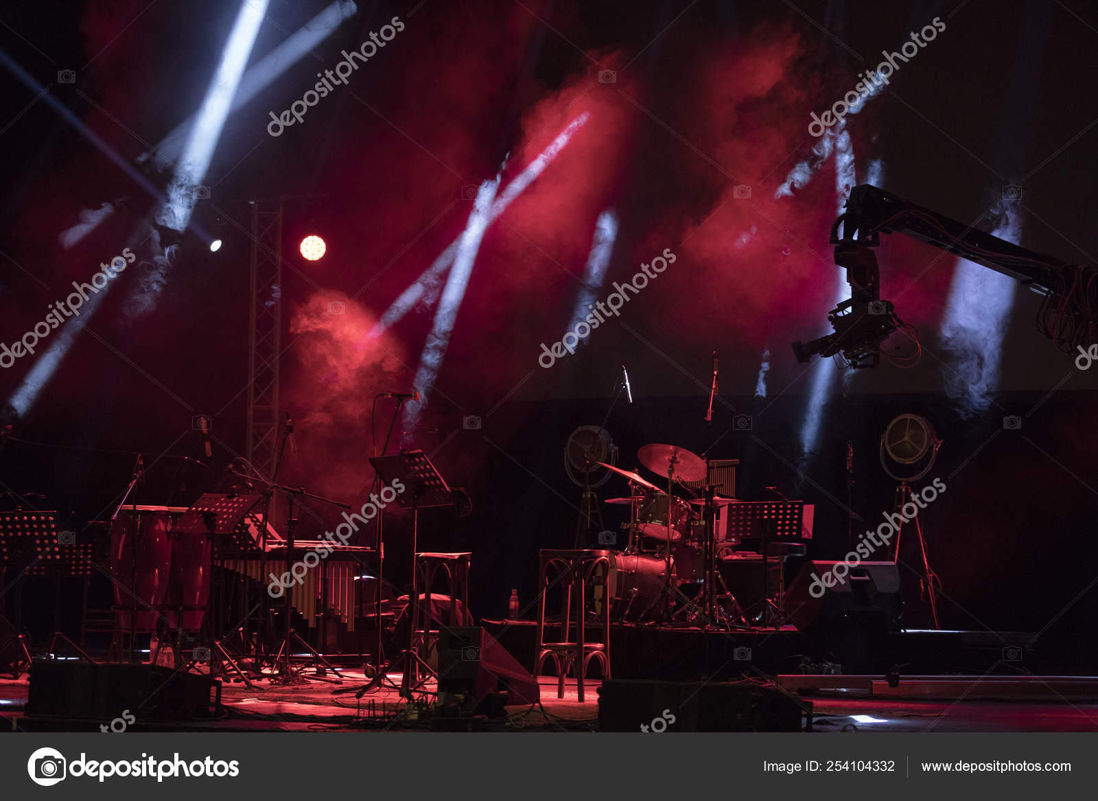 Empty Rock Band Stage