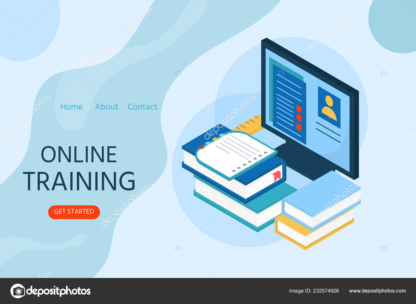 Computer Training Banner Design