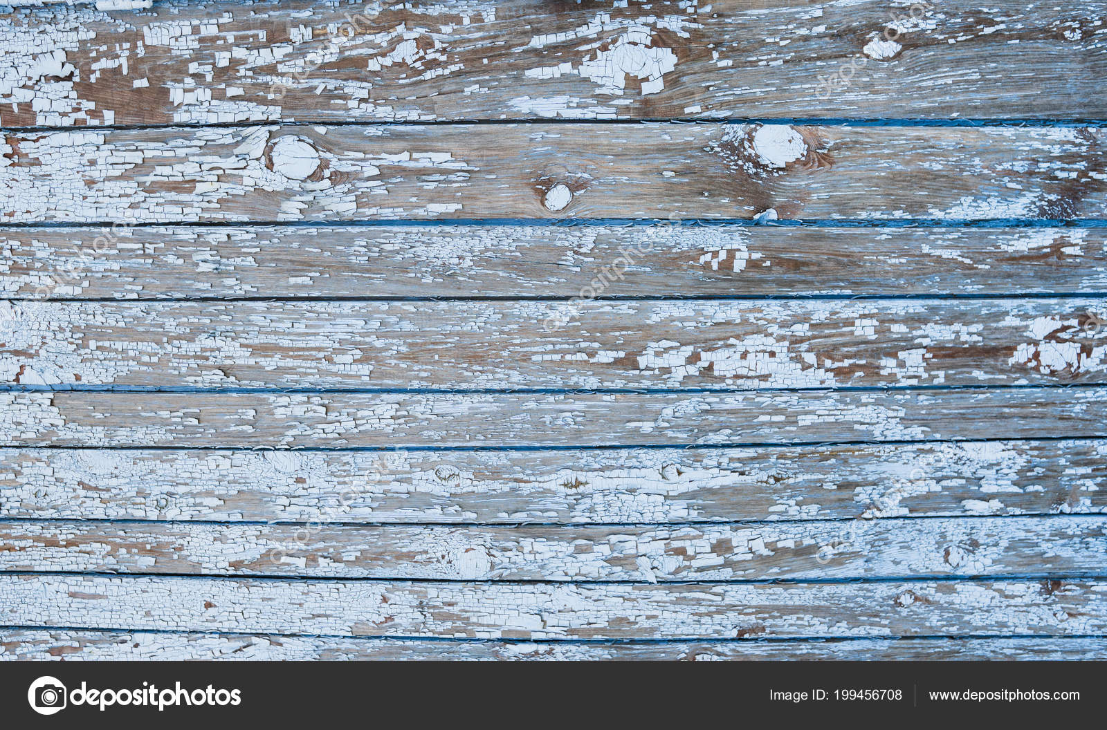 Blue Distressed Wood Background