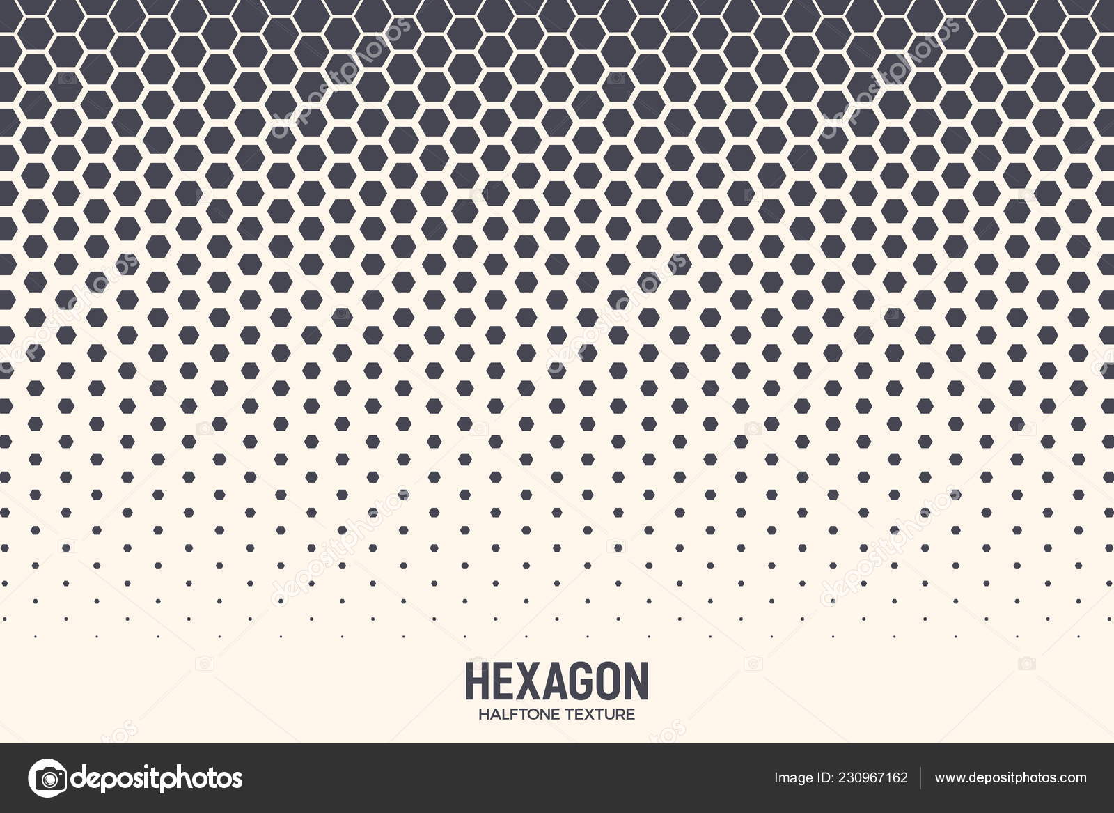 Hexagon Vector Abstract Geometric Technology Background Halftone Hex ...