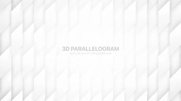 3D Vector Parallelograms Pattern Conceptual Abstract White Background Stock Vector Image by ...