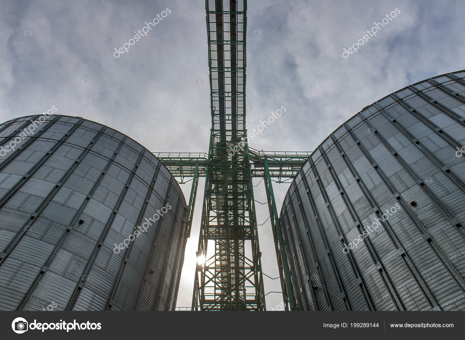 Granary Specially Equipped Place Long Term Storage Grain ⬇ Stock Photo ...