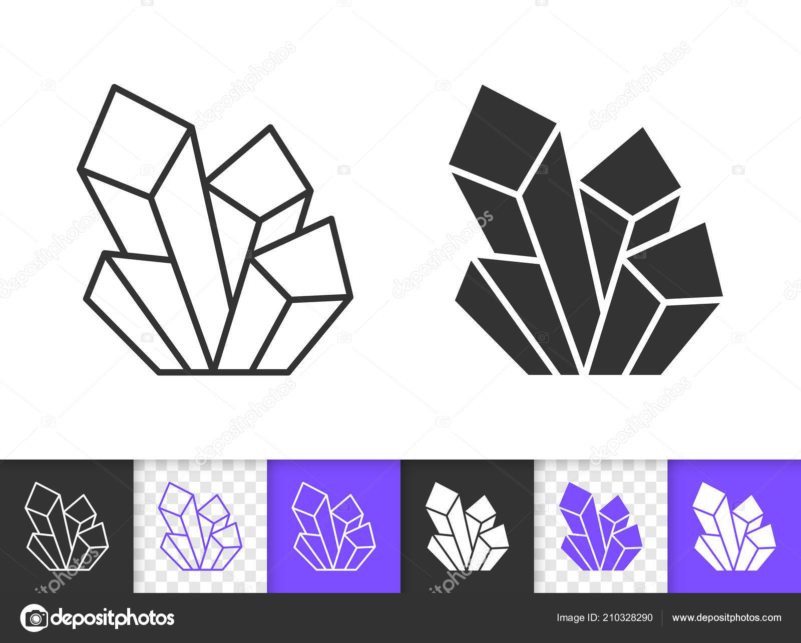 Gemstone Crystal Silhouette | atelier-yuwa.ciao.jp