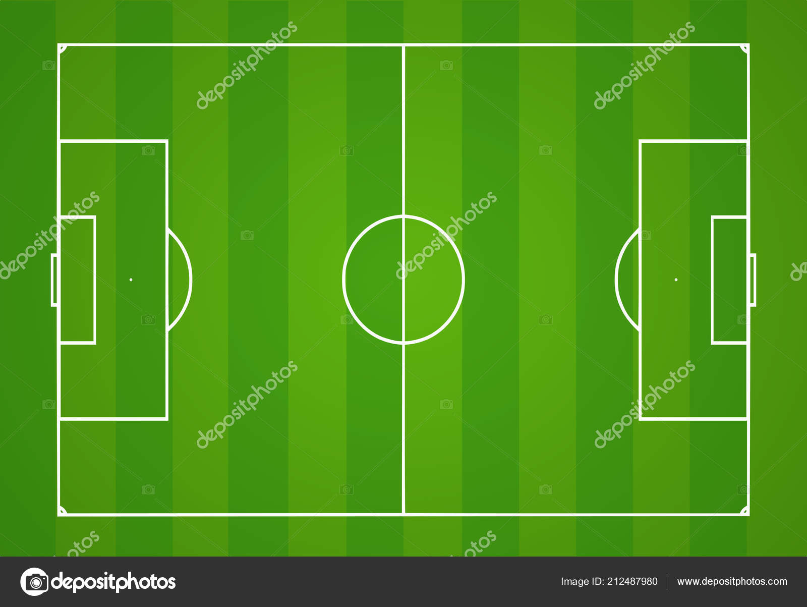 Football Pitch Vector Art Stock Vector by ©MrsWilkins 212487980