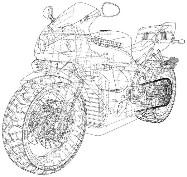 ᐈ Drawing of motorcycle stock drawings, Royalty Free technical drawing ...