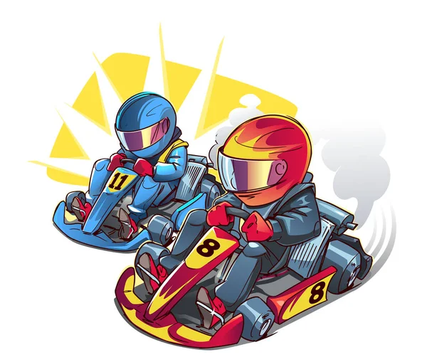 ᐈ Go kart cartoon stock images, Royalty Free cartoon go cart vectors ...