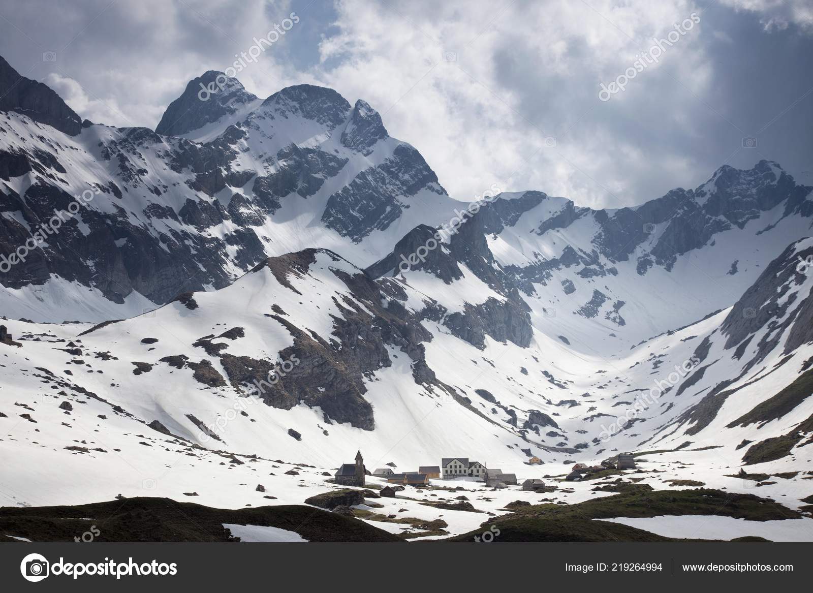 Evening Mood Alpsteingebirge Mountains View Saentis Altmann ...