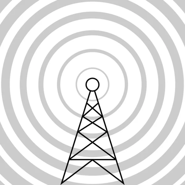 Radio mast symbol Vector Art Stock Images | Depositphotos