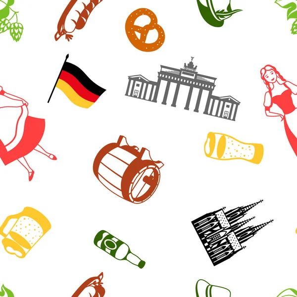 German background design. Germany national traditional symbols. Stock ...