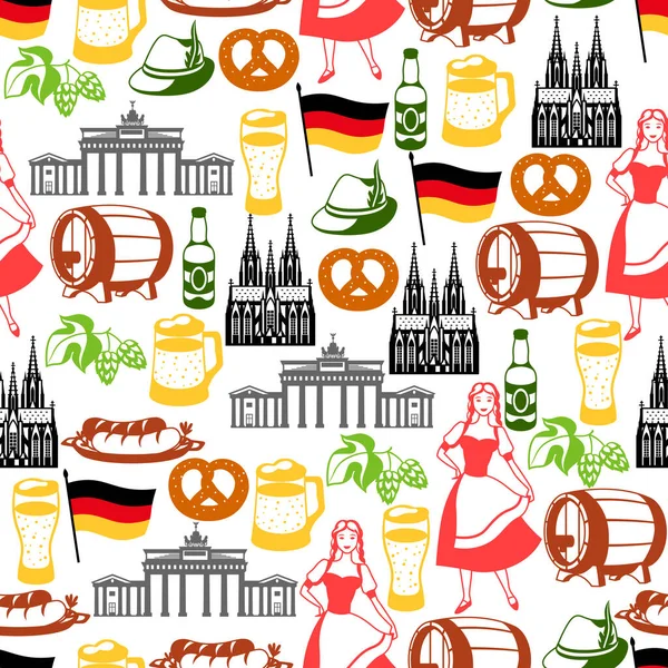 German background design. Germany national traditional symbols. Stock ...