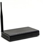 Wireless Modem Router Isolated White Background Stock Photo by ...