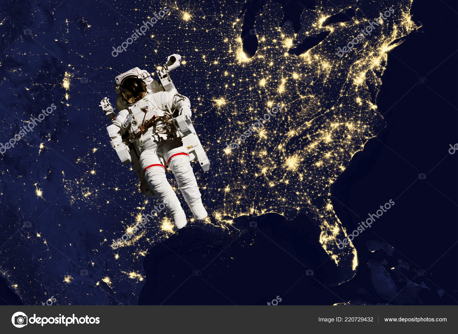 Usa From Outer Space