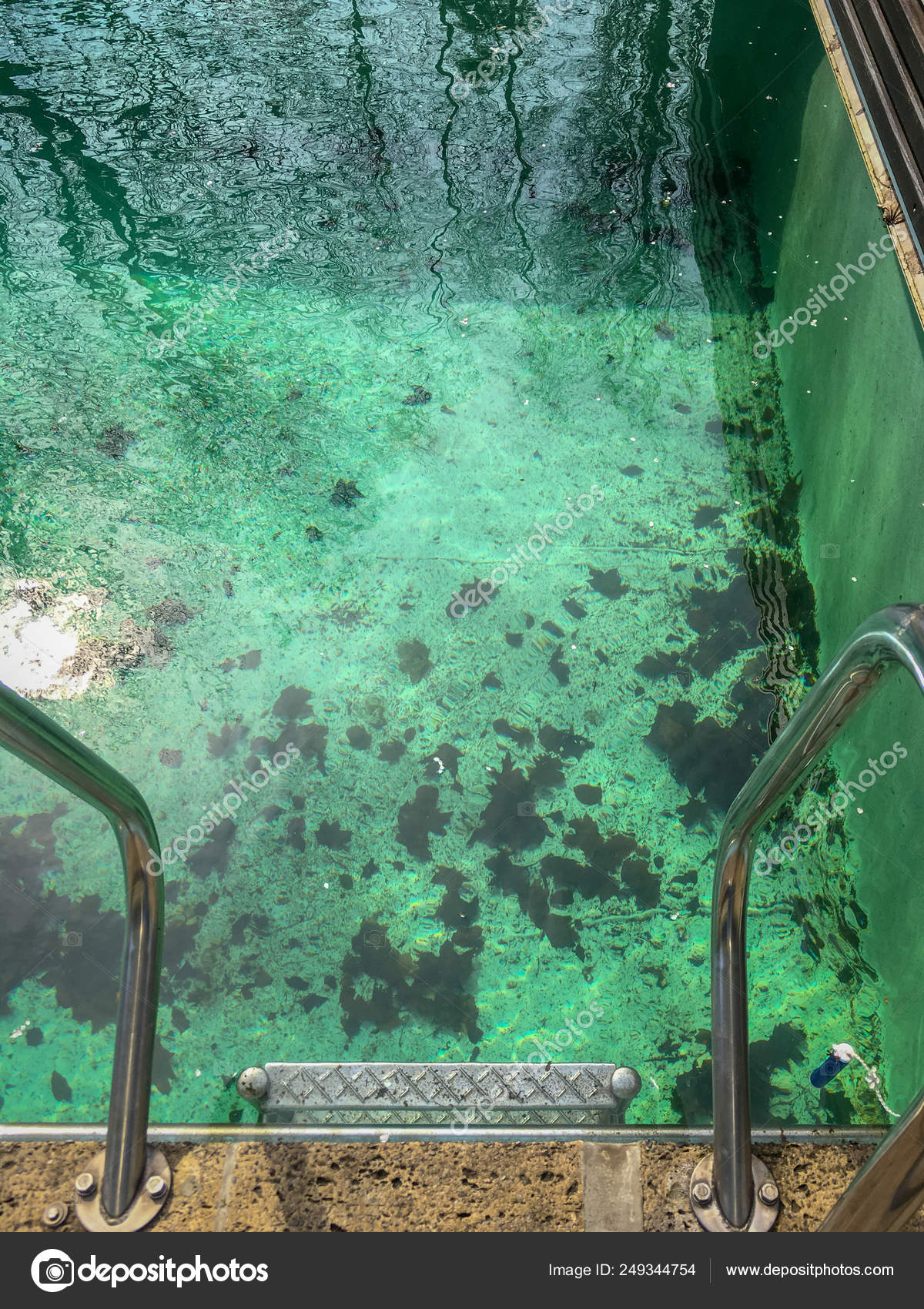 Dirty swimming pool in spring after winter season Stock Photo by ©Emson ...