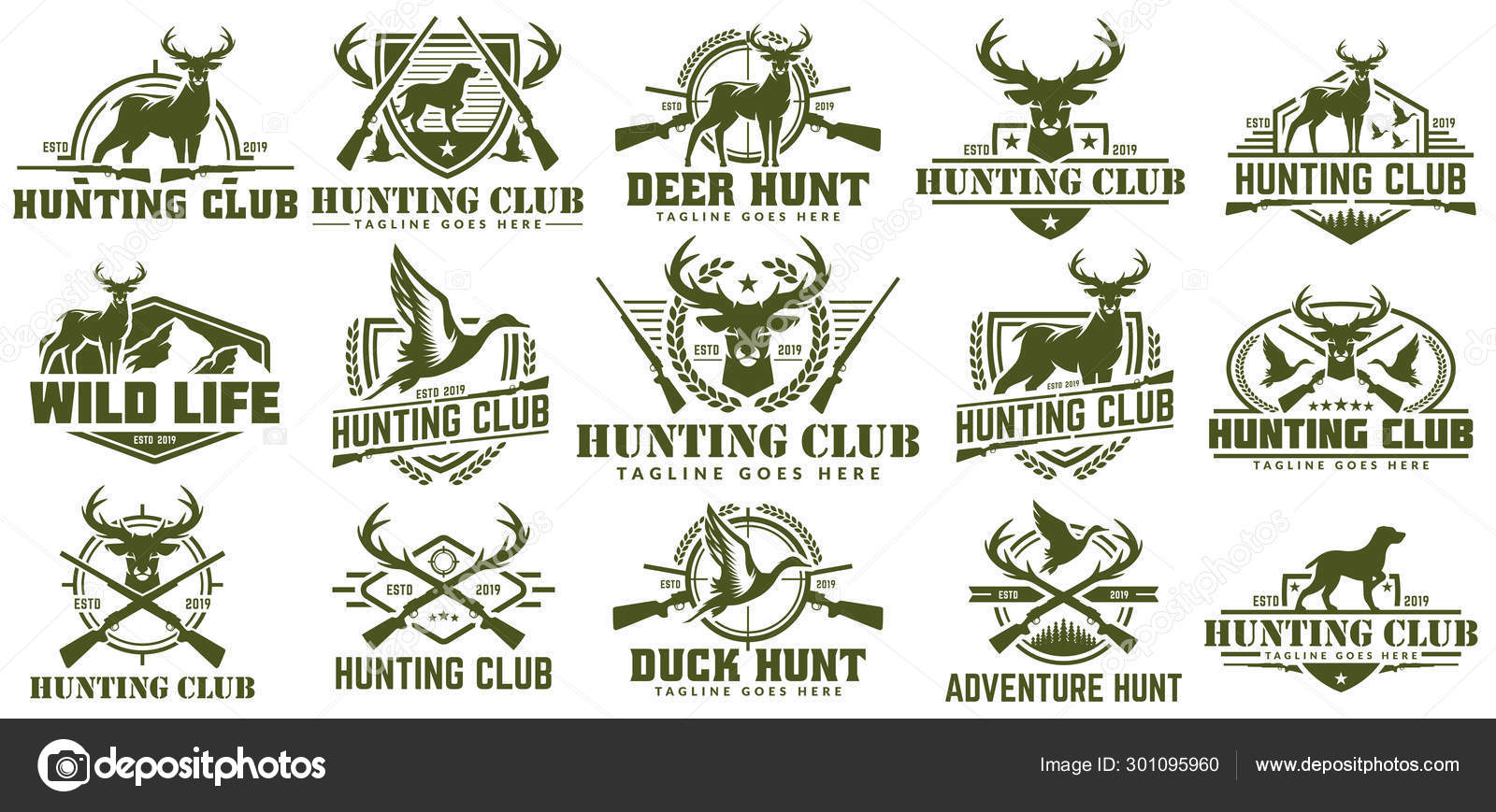Bow Hunting Logos