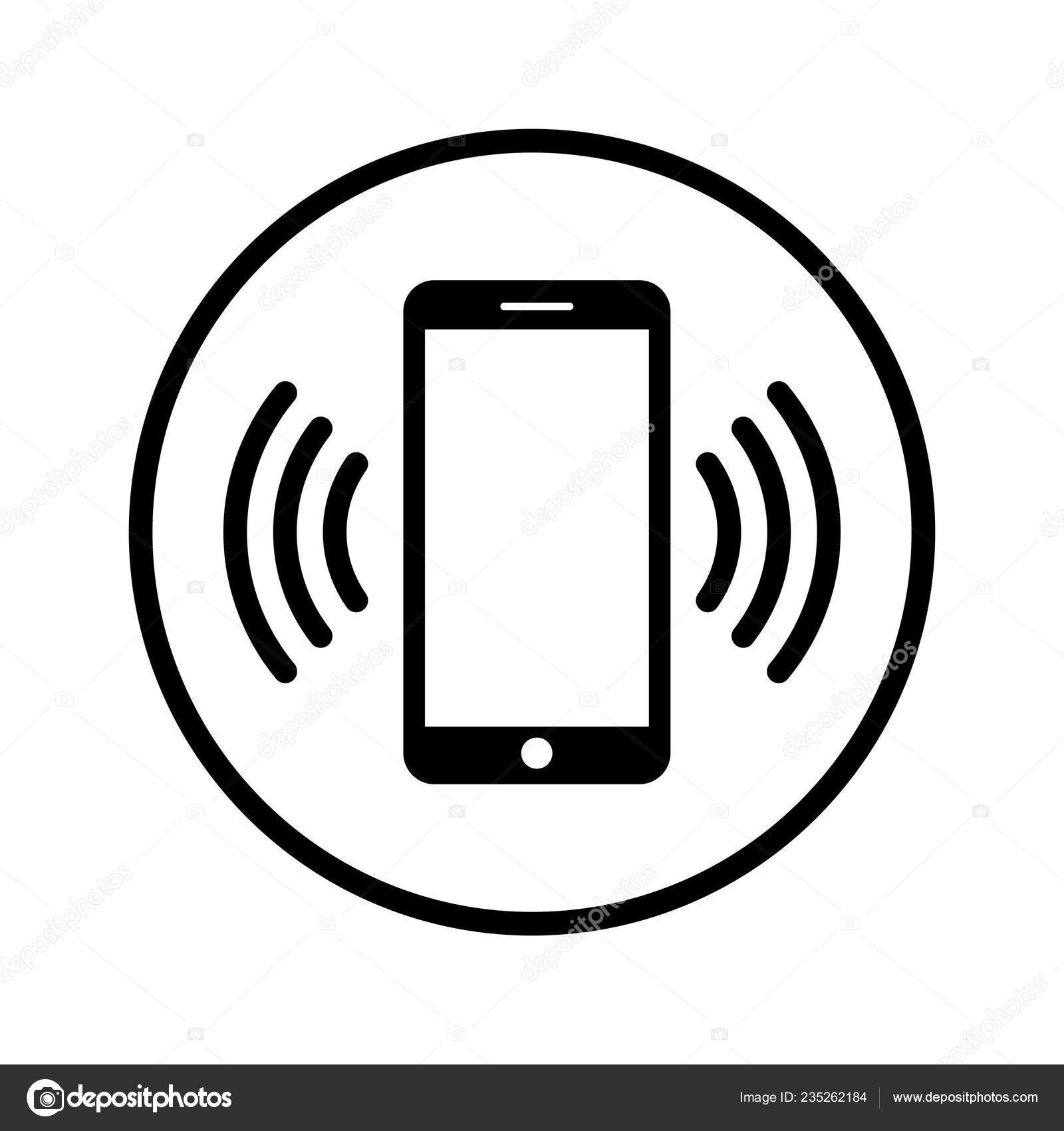 Ikon Telepon Hitam Dan Putih Simbol Telepon Ilustrasi Vektor Vektor ...