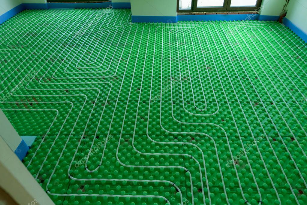 El sistema de calefacción por suelo radiante - nueva instalación en el ...