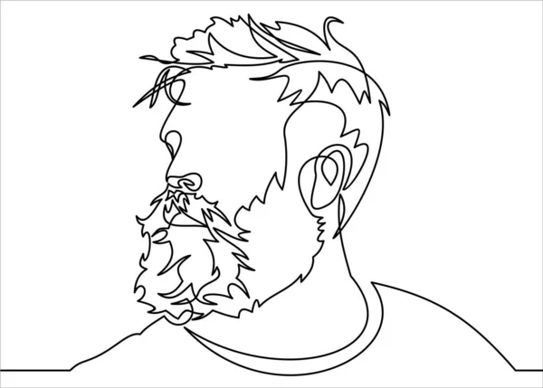 Vector Abstract Line Man Flat Design Illustration Stock Vector Image by ...