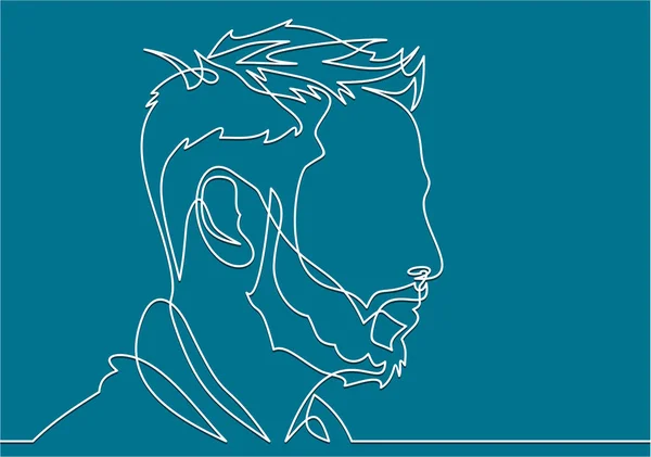 Vector Abstract Line Man Flat Design Illustration Stock Vector Image by ...