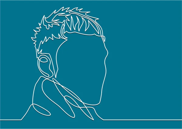 Vector Abstract Line Man Flat Design Illustration Stock Vector Image by ...