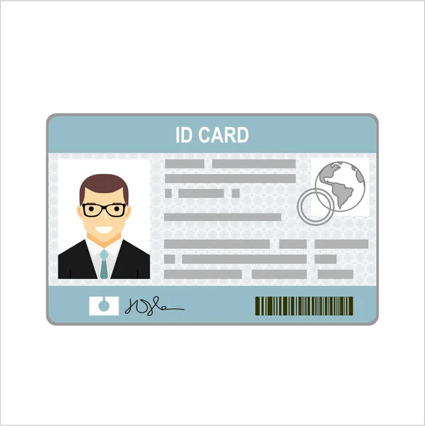 Id card color doodle Vector Art Stock Images | Depositphotos