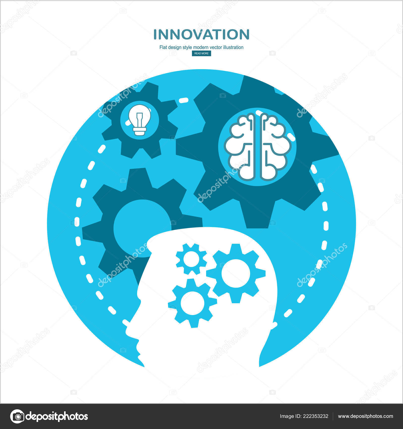 Innovation Banner Simply Vector Illustration Stock Vector by ...