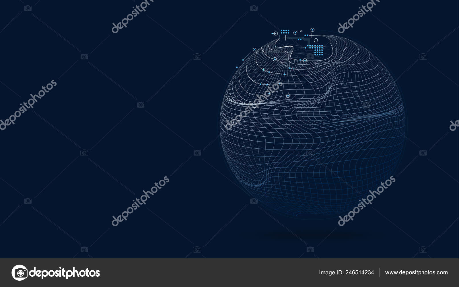 Global Technology Vector Background Stock Vector by ©ioat 246514234