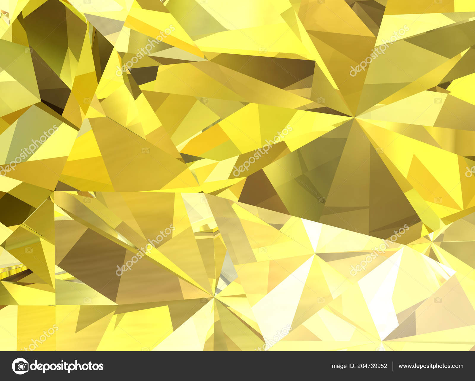Realistic Yellow Diamond Texture Close Illustration Stock Photo by ...