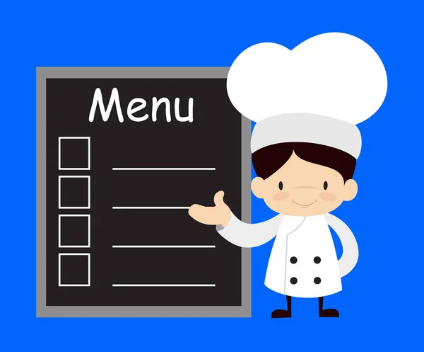 Cartoon Cop Policeman - Presenting Menu List Stock Vector by ...