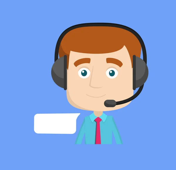 Professional Male - Providing a Customer Service Stock Vector Image by ...