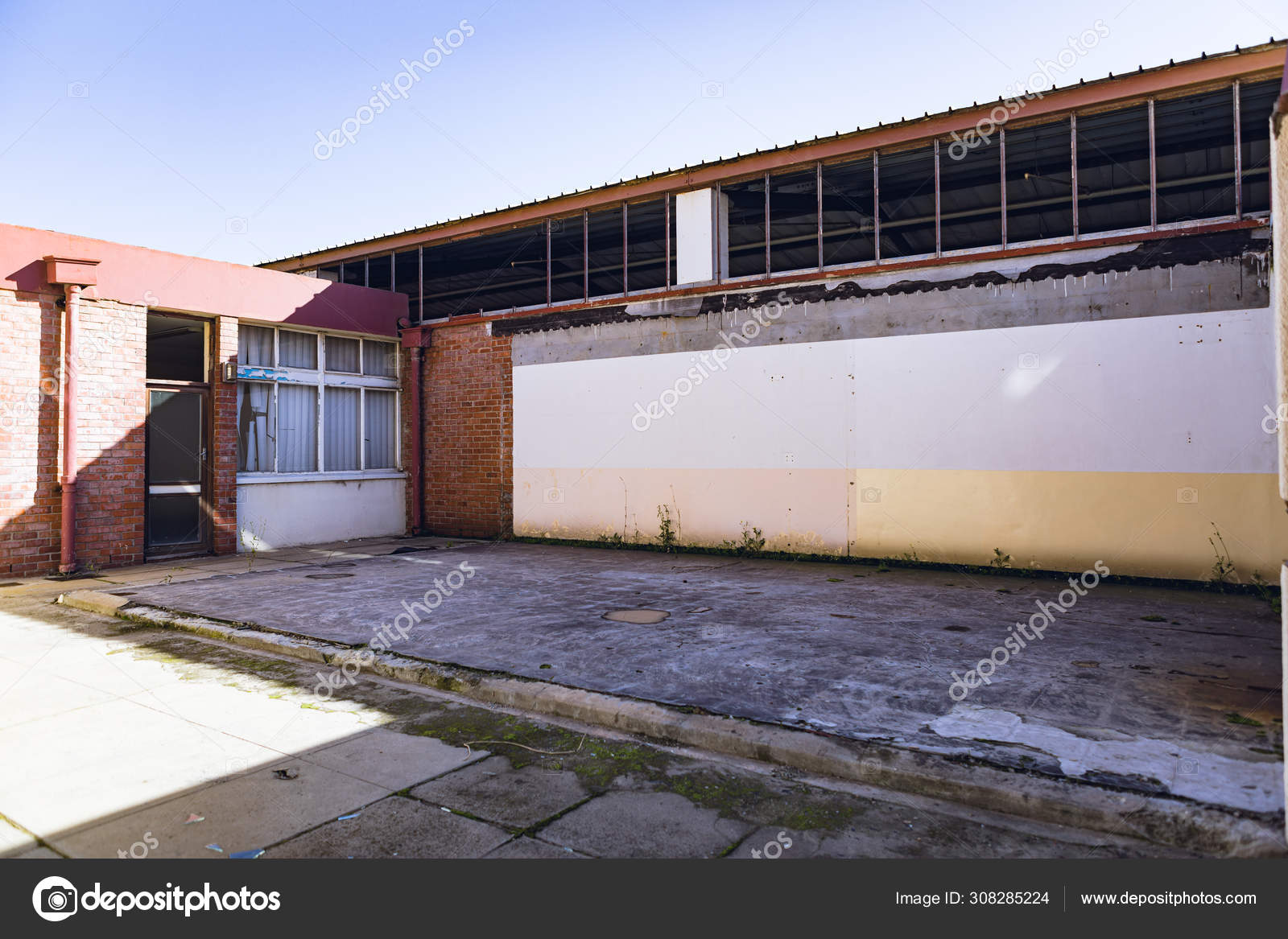 Abandoned Warehouse Exterior