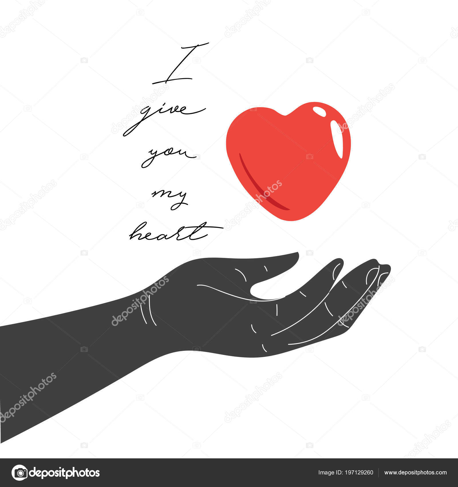 I Give You My Heart Drawing