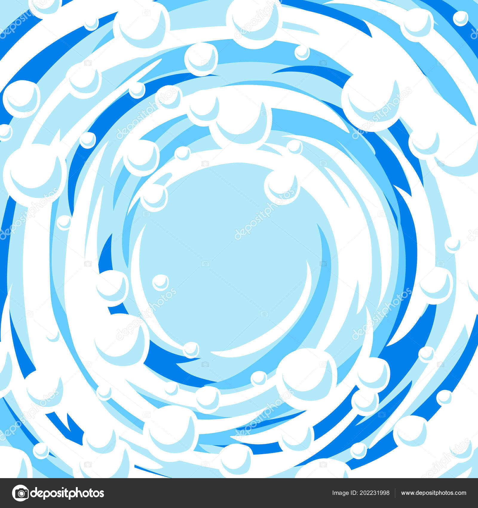 Vector Water Swirl
