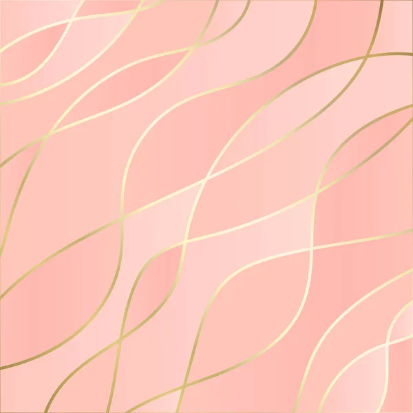 Gold Line Pastel Pink Background Abstract Artistic Geometric Background ...
