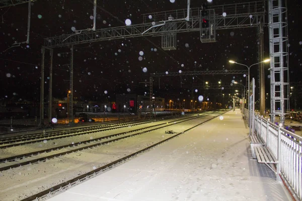 Train station snow Stock Photos, Royalty Free Train station snow Images ...