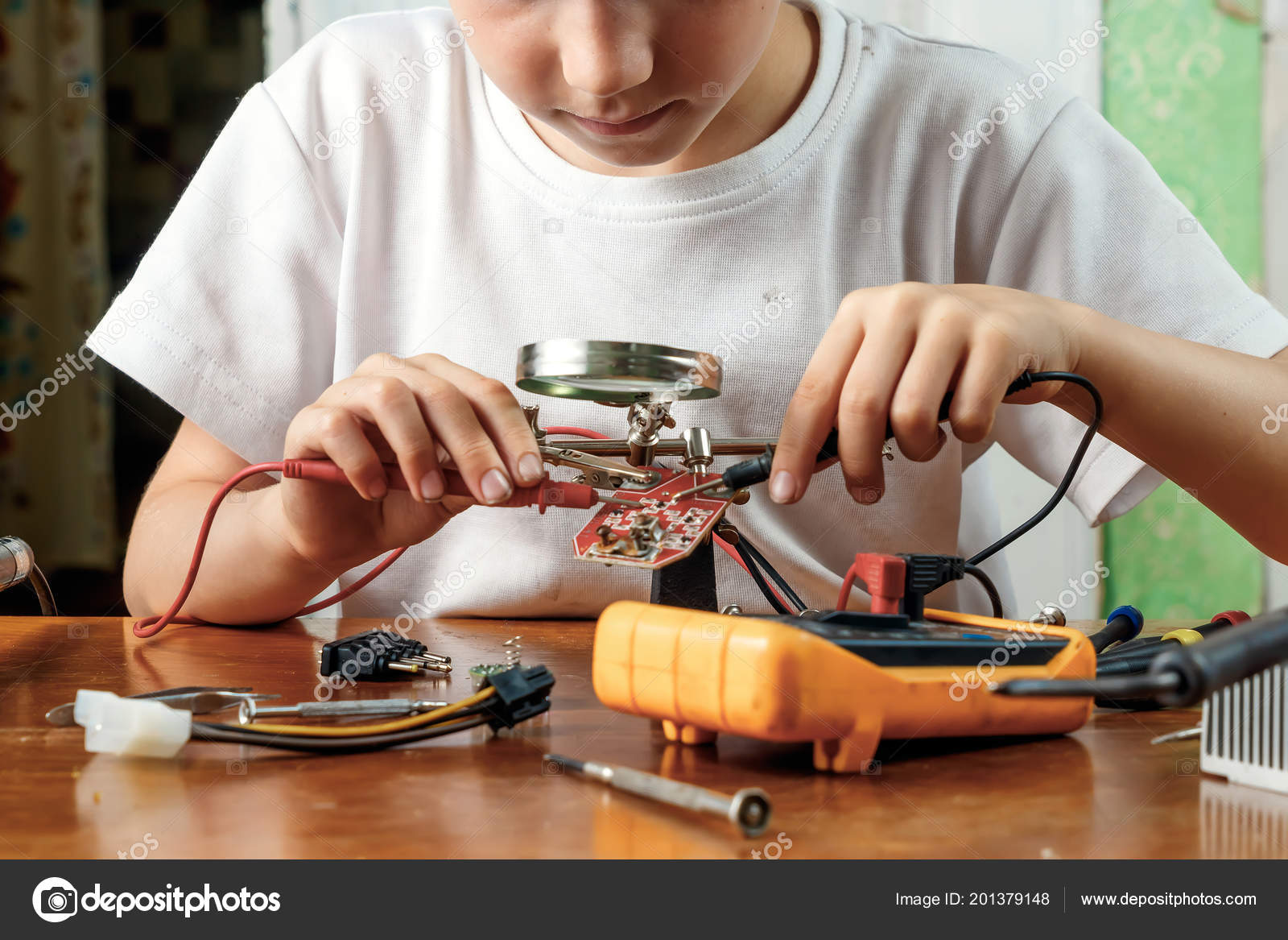 Child Remotiruet Microcircuit Workplace Soldering Iron Microcircuit ...